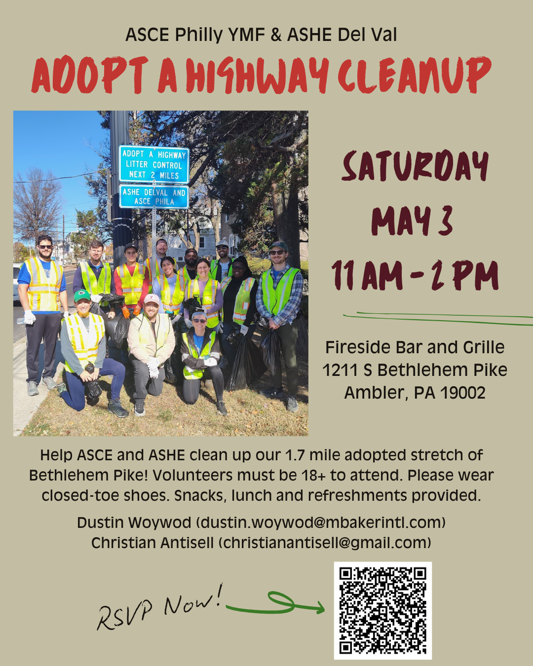 Spring Adopt-A-Highway Cleanup