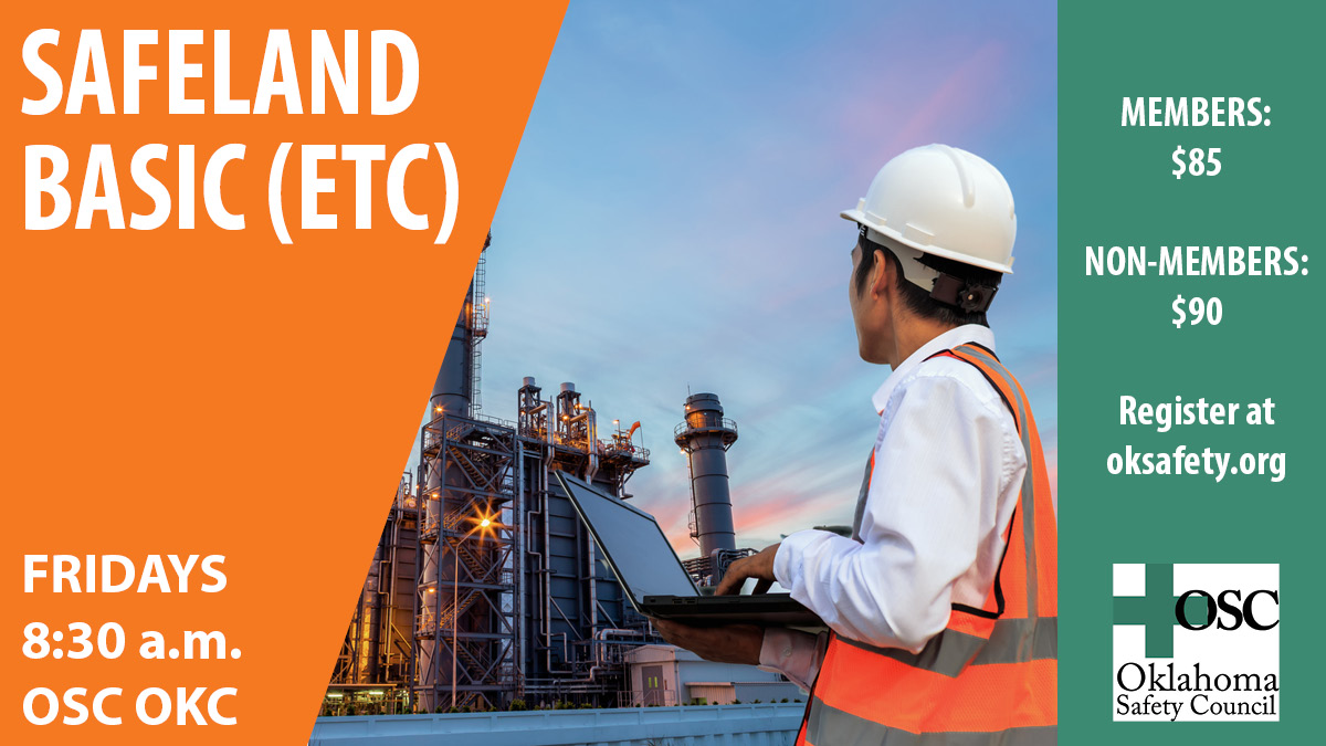 SafeLand Basic (ETC) Occurs Most Fridays at OSC OKC!