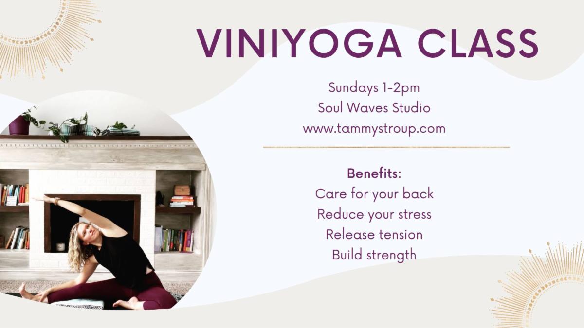 Viniyoga Sunday! Rhythms Dance 3/25 + Flow with your Bliss Workshop 4/3