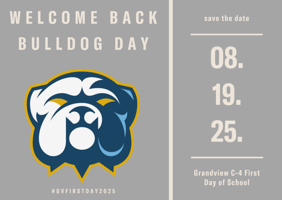 First Day of School Bulldog Greeters