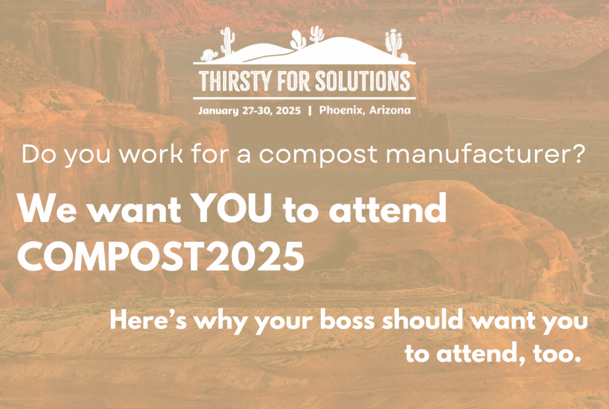 We want YOU to attend Compost2025
