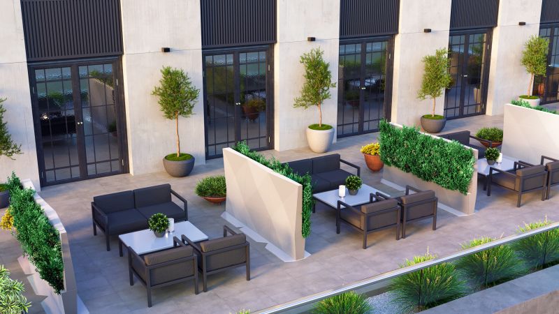 Modular Replica Green Wall Partition System