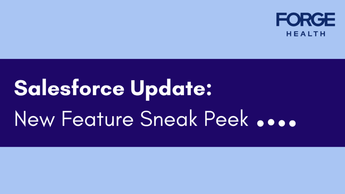 Forge Health December/January Newsletter