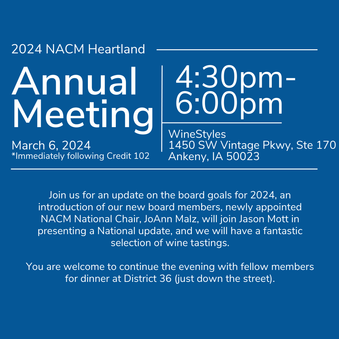 NACM Heartland Winter 2024 Newsletter