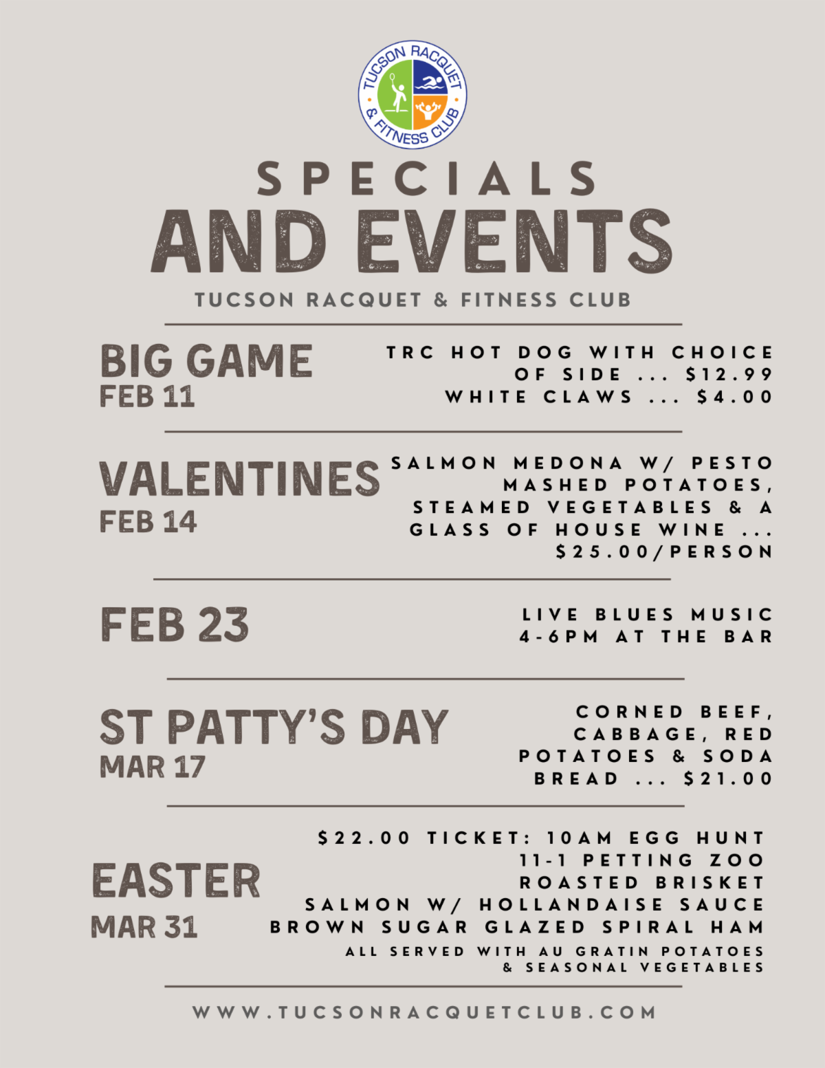 TRFC February Newsletter