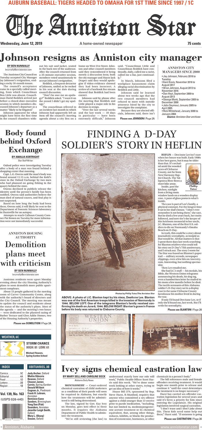 Daily News Digest - Wednesday, June 12 - Alabama Daily News