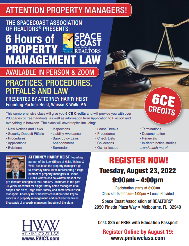 Attorney Harry Heist: Landlord Tenant - Property Management Law