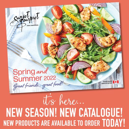 Sunset Gourmet new Spring products have arrived.