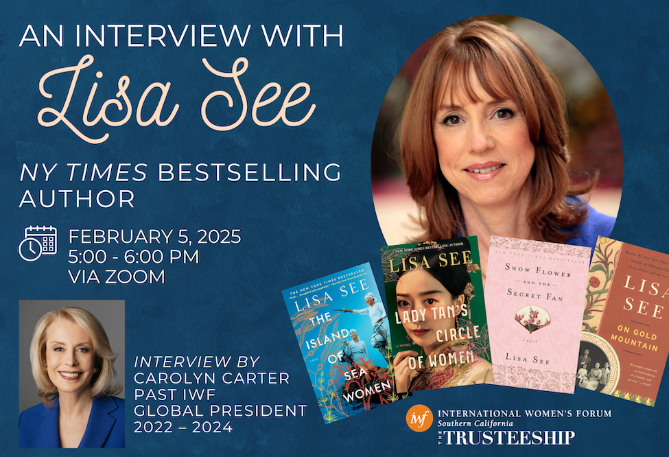 Join us for a Conversation with Lisa See - A Virtual Program