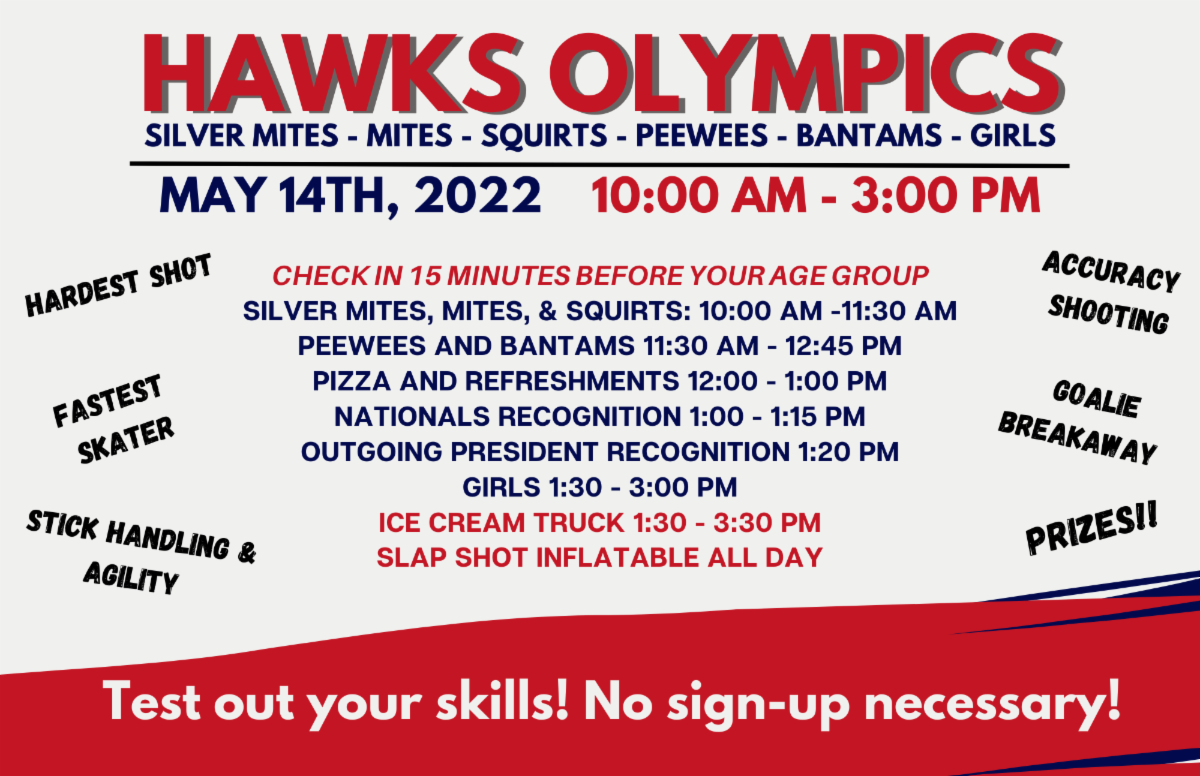 Hawks Olympics This Saturday!