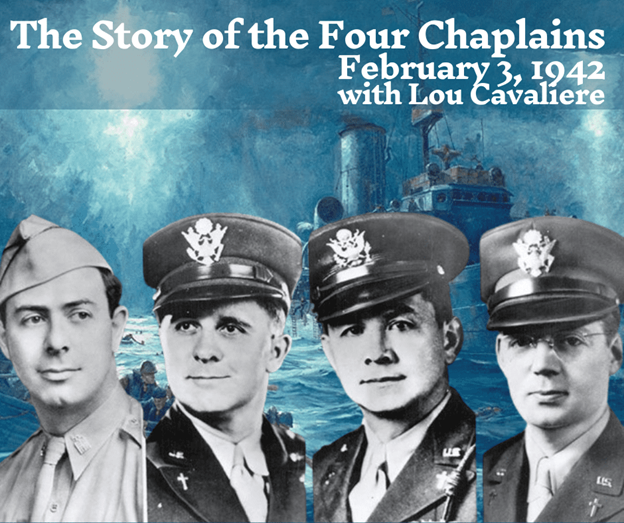 TOMORROW>>> ZOOM Story of the Four Chaplains of World War II