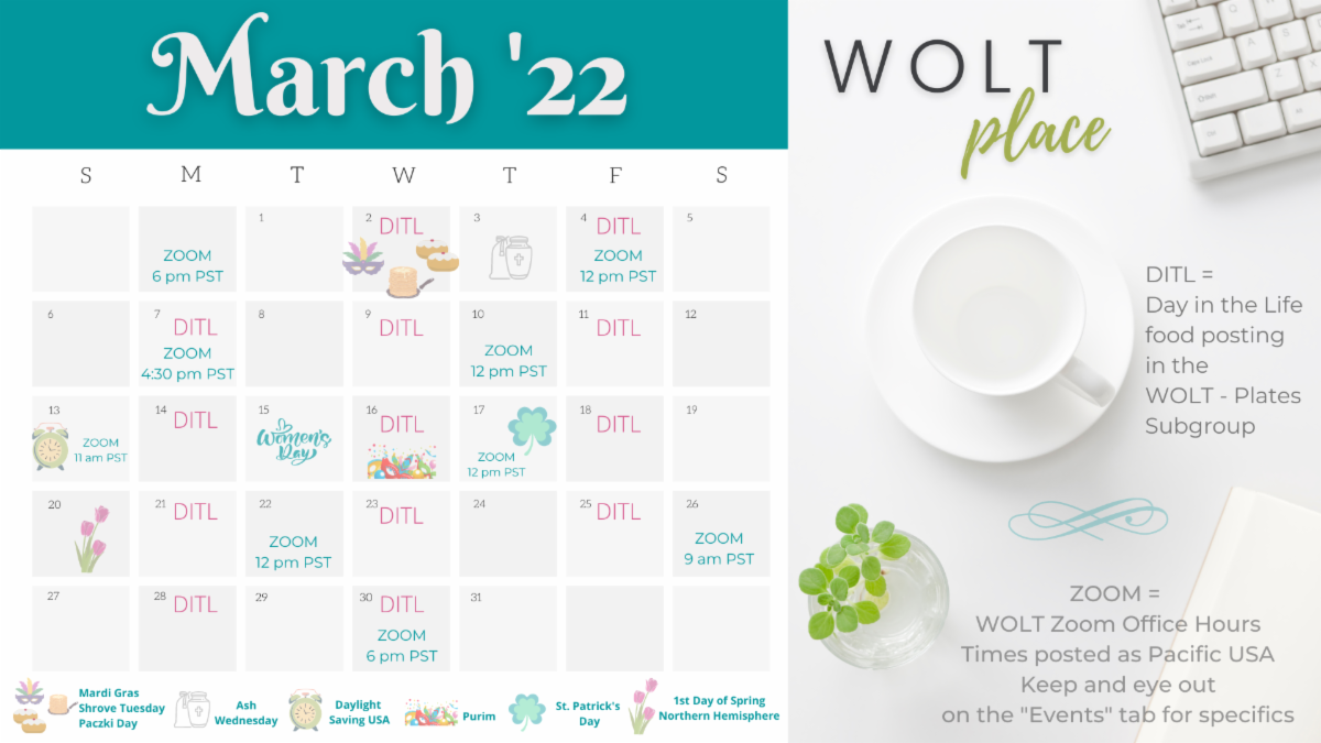 WOLT Place Single Serving Saturday! Issue 30