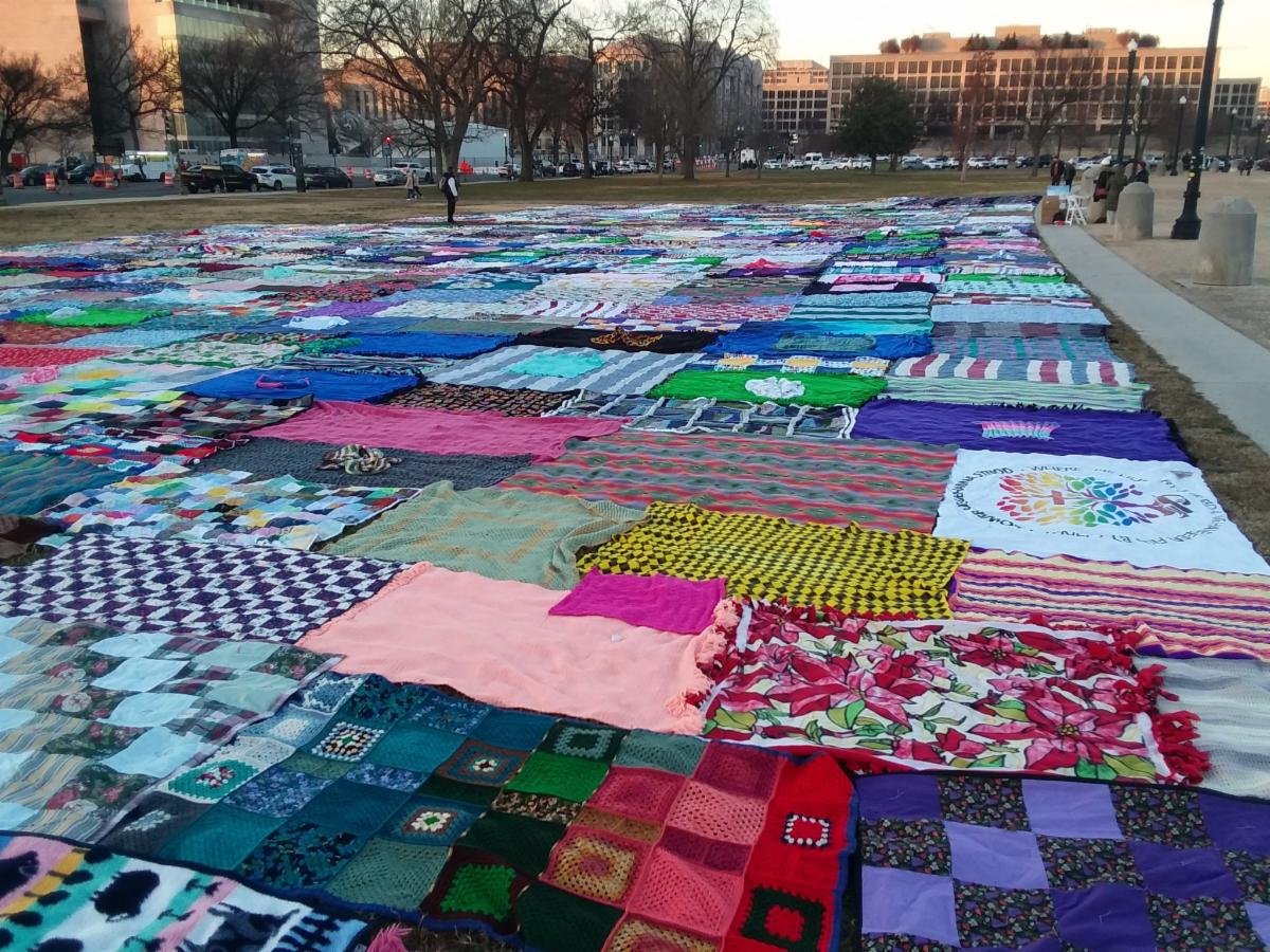 Homeless Remembrance Blanket Project Recap