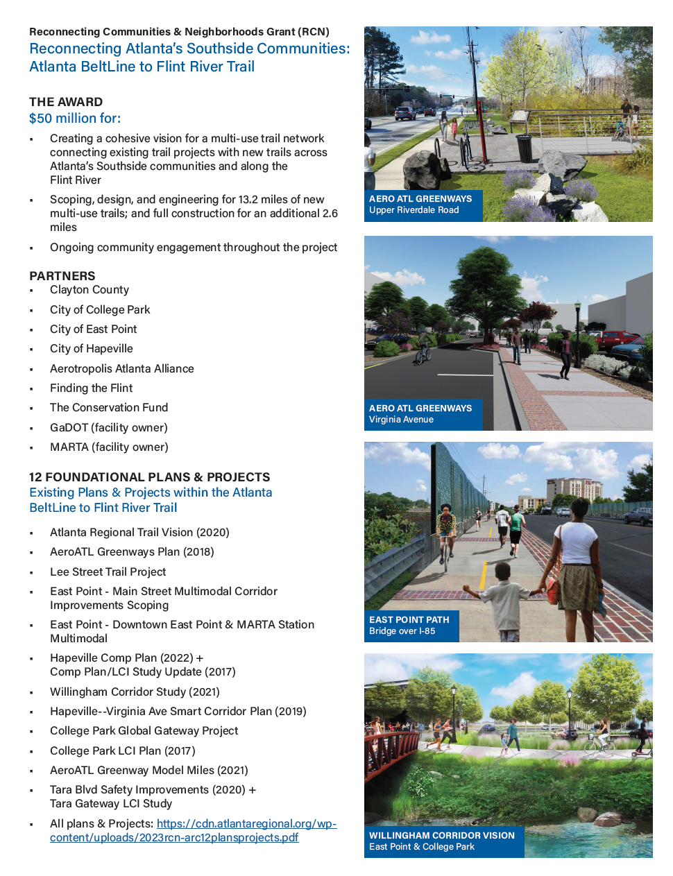 Breaking: Atlanta Beltline to Flint River Trail Received $50,000,000