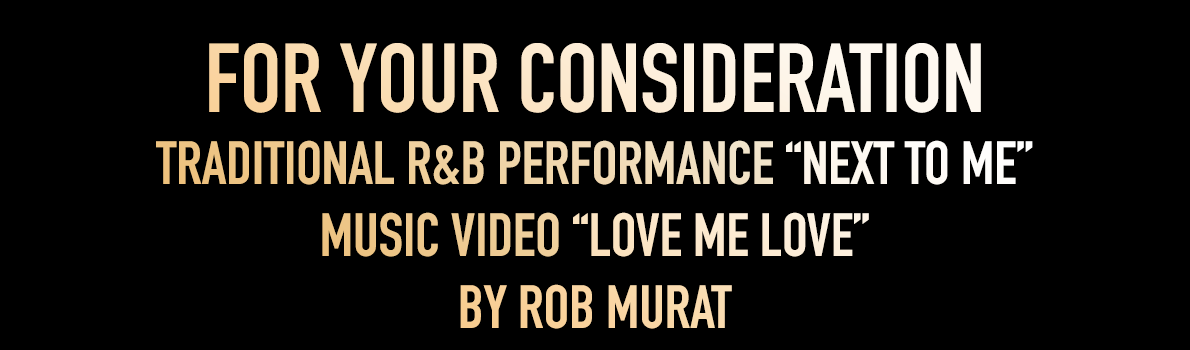 FYC - Netflix Actor & Recording Artist Rob Murat in Traditional R&B Performance and Music Video