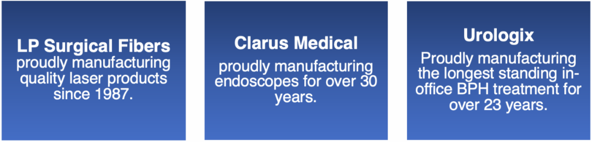 Clarus Medical, Laser Peripherals and Urologix Invites You To Our ...