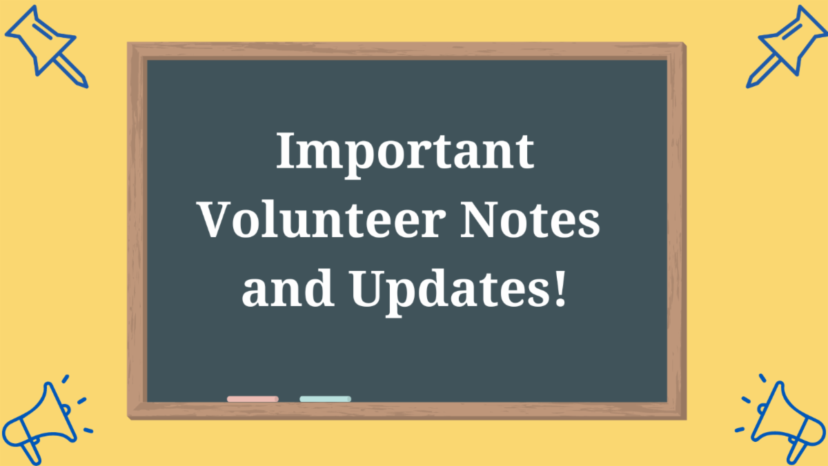 Volunteer Updates