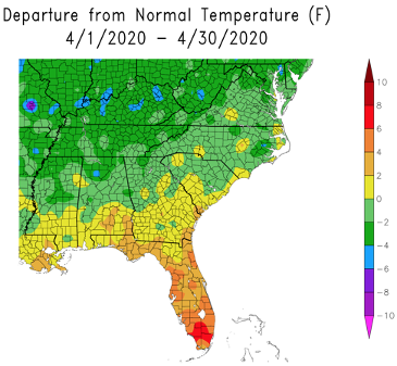 Recap: 5/12/20 Southeast Climate Monthly Webinar