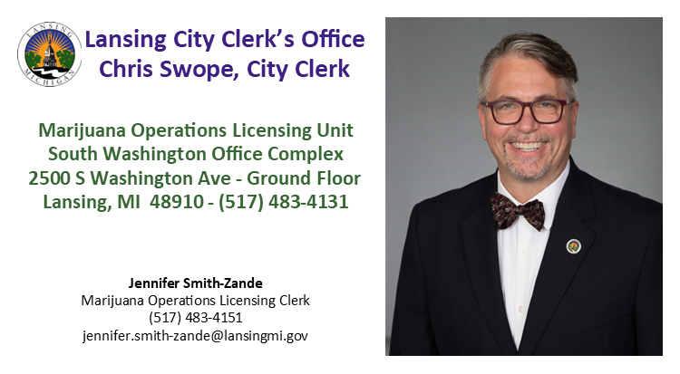 City of Lansing Marijuana Licensing Update