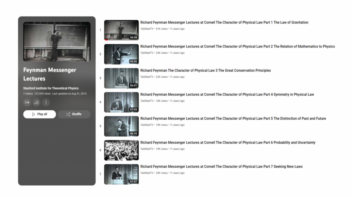 My favorite lectures