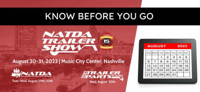 Reminder: NATDA Trailer Show: Know Before You Go!