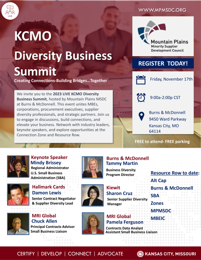 KCMO LIVE Diversity Business Summit