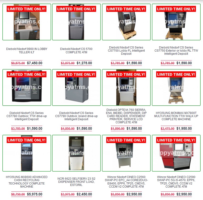 ATMs OFFER EXTENDED ONE MORE WEEK!