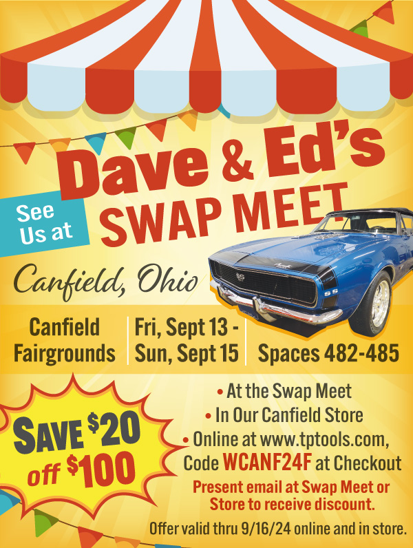 Swap Meet Special - SAVE $20!
