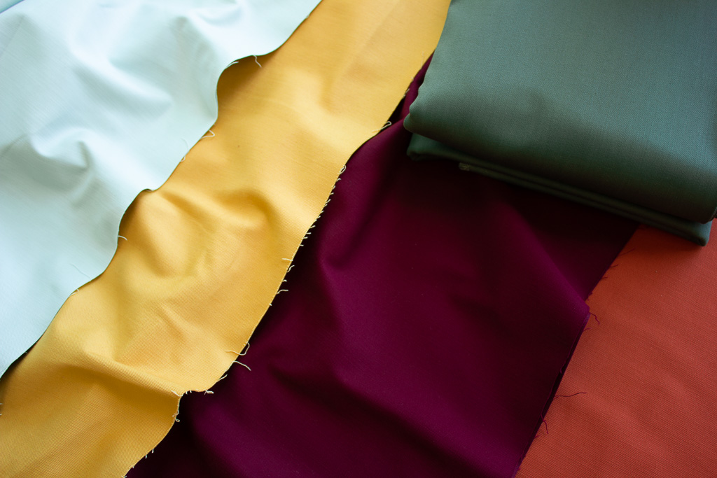 Twill Time: Sew for spring with a rainbow of cotton twills!