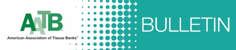 AATB Bulletin #16-17: AATB Guidance Document No. 8 is Available