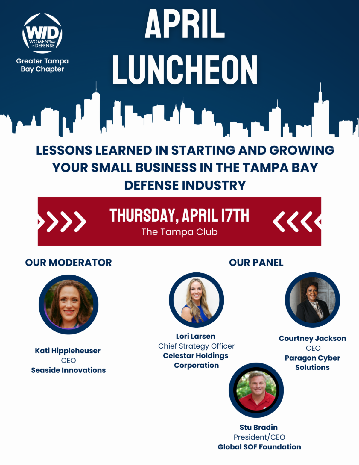 WID Greater Tampa Bay Chapter - April Luncheon
