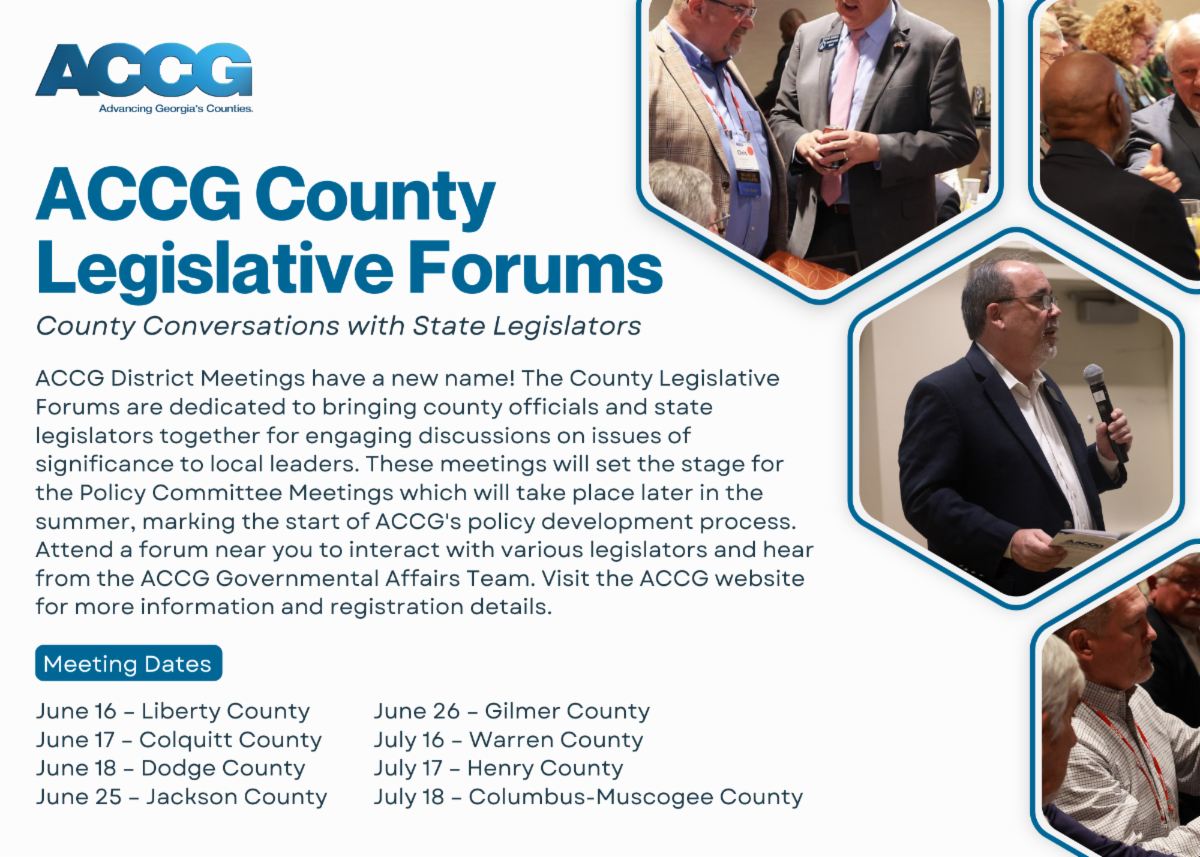 Georgia's Local Lens (Week of April 27, 2025): County Officials Connect ...