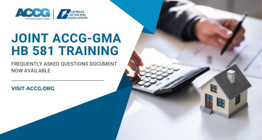ACCG/GMA HB 581 FAQ Document Now Available