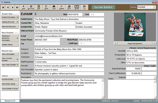 May 2019: Software Update 5.0 F3 and Tracking Exhibits