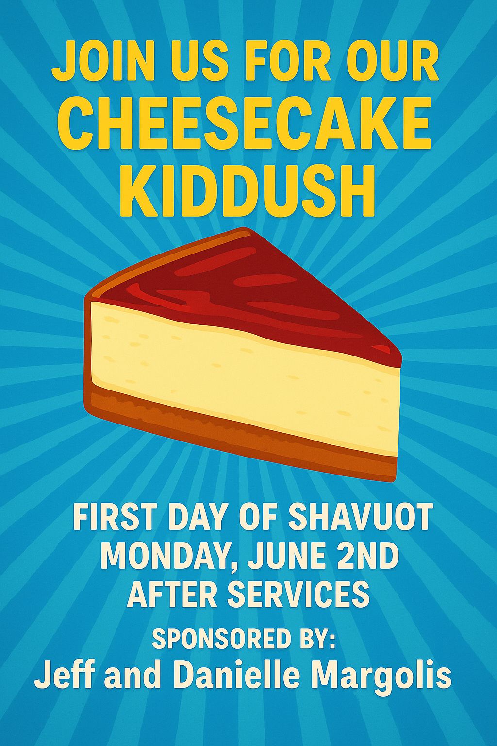 Bulletin Parshat Bamidbar- Correct Parsha