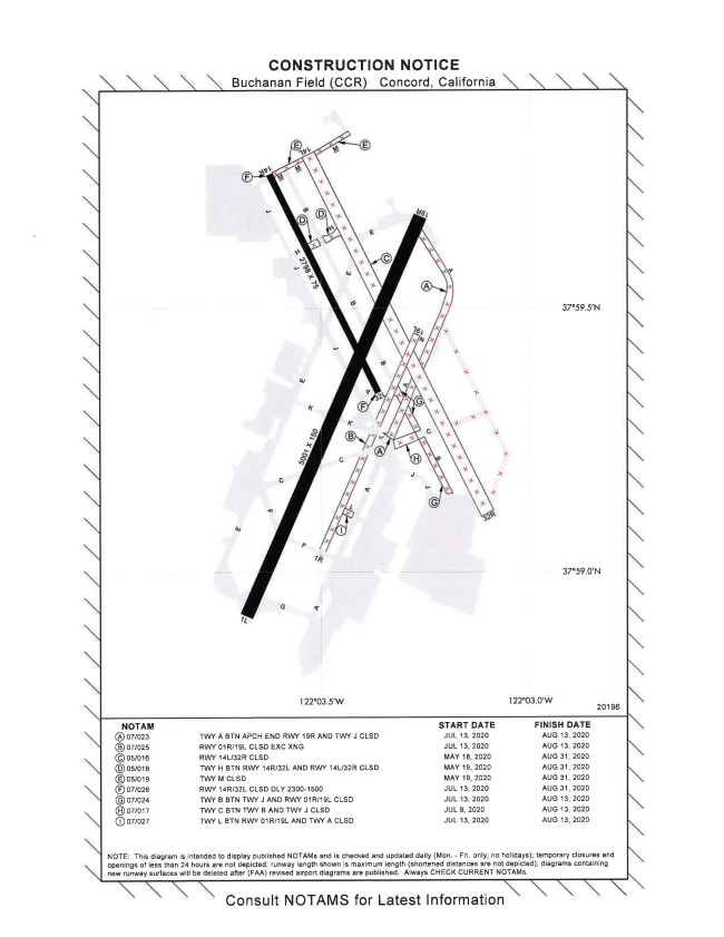 Buchanan Field Runway 14L-32R Rehabilitation Project Update