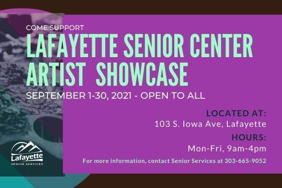 Coming up at Lafayette Senior Services