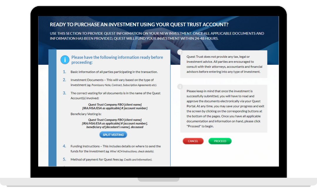 Get a Closer Look at the Quest Client Portal