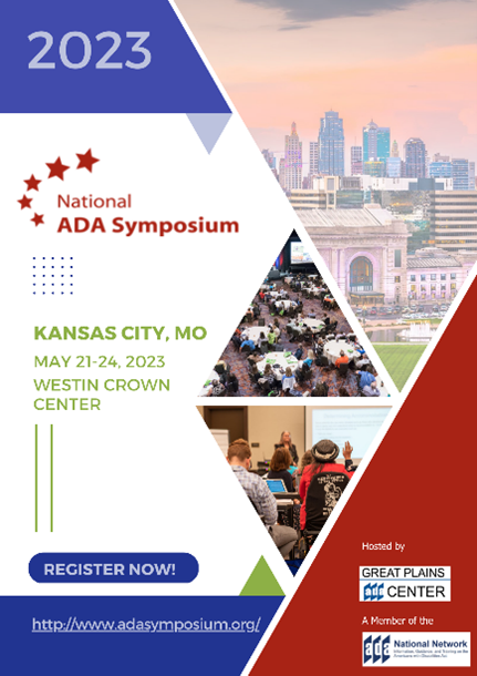 Registration for 2023 National ADA Symposia