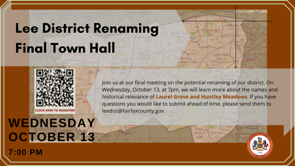 The Lusk Report: Lee District Townhall Tonight! & Other Updates