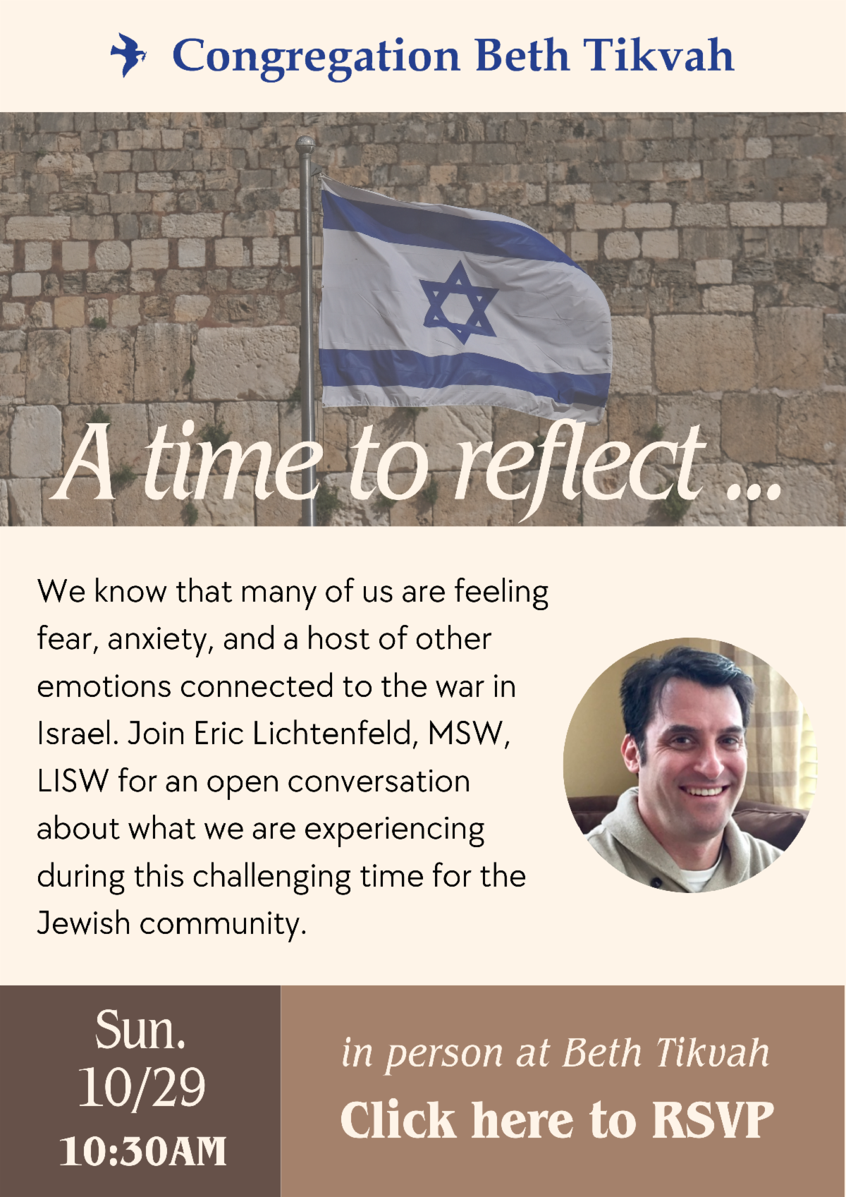 Shabbat Shalom from Rabbi Rick! Friday, October 27