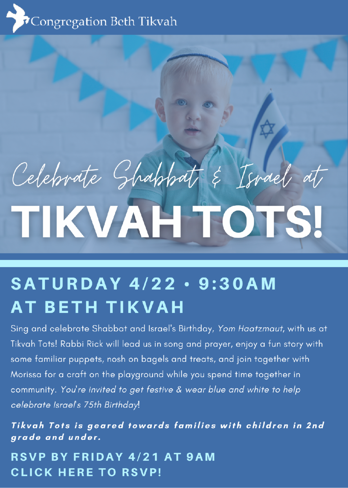 Shabbat Shalom from Rabbi Rick! Friday, April 14