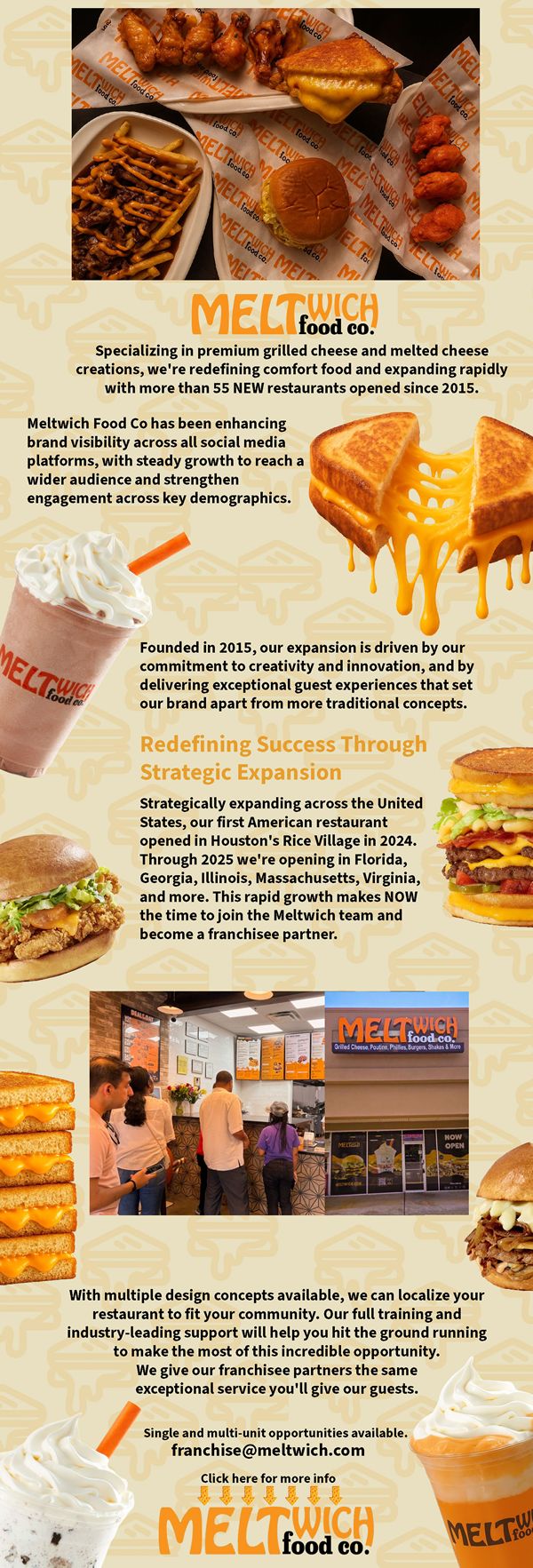 Meltwich Food Co. Ignites Franchise Growth into New Markets