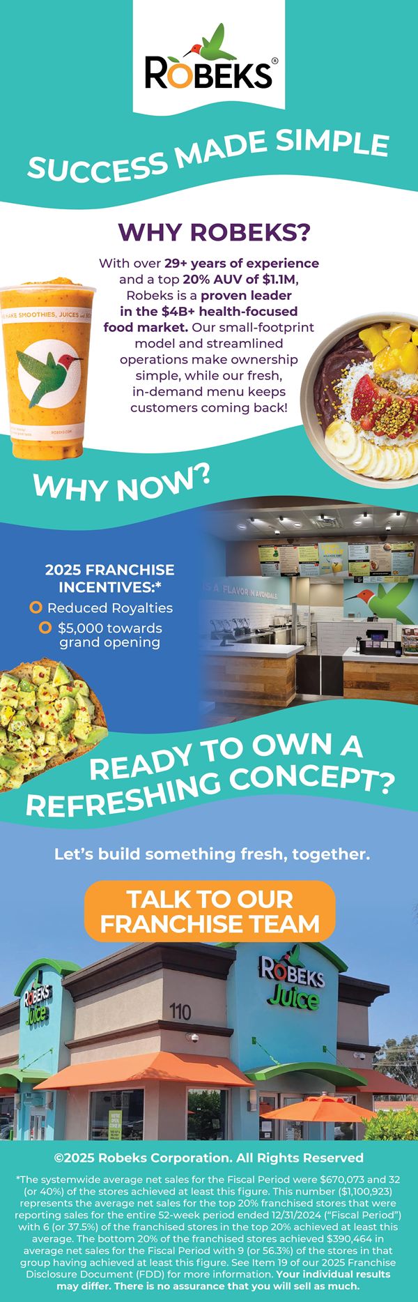 Franchise Success Made Simple with Robeks