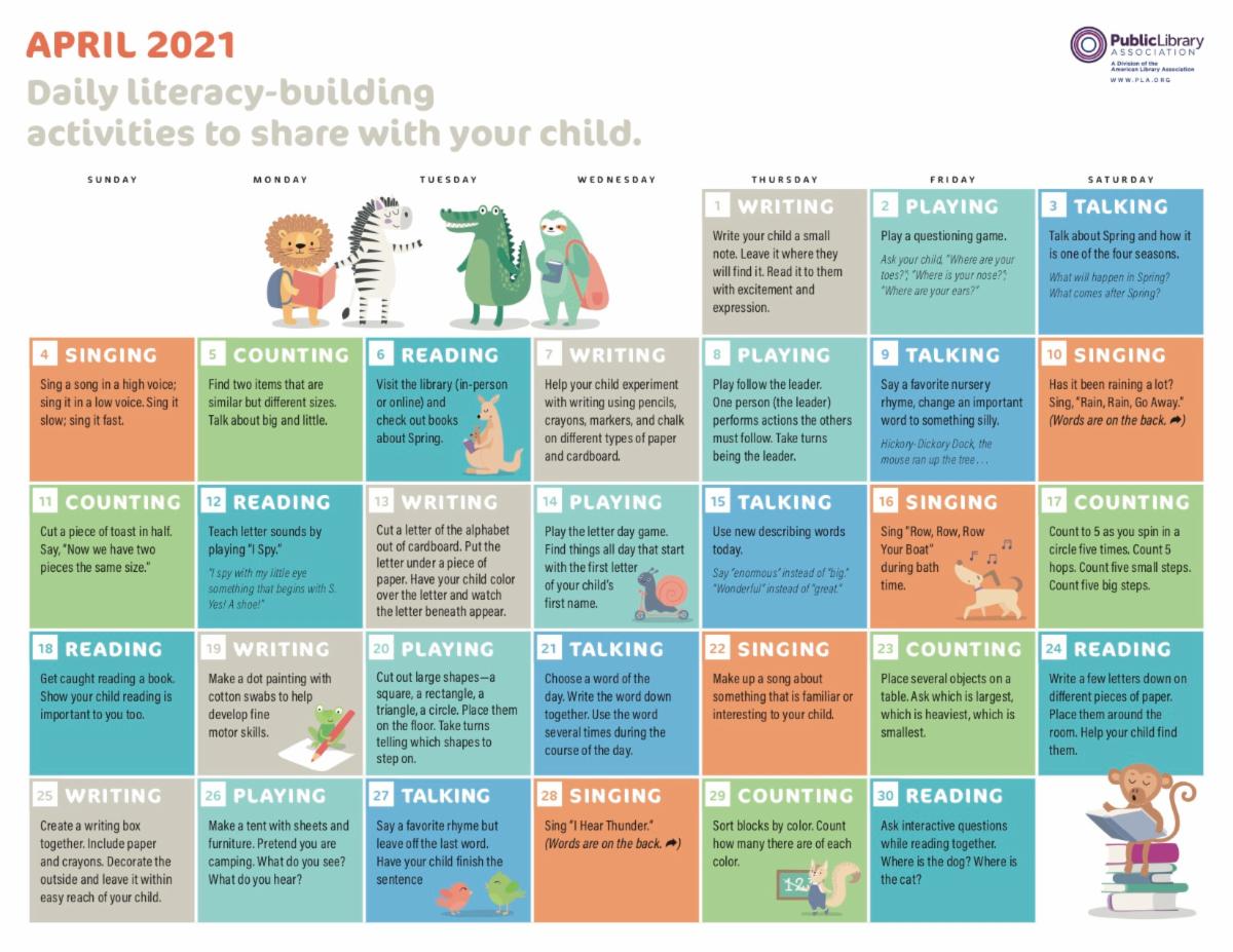 April Kid-Friendly Events & Special Needs Resources