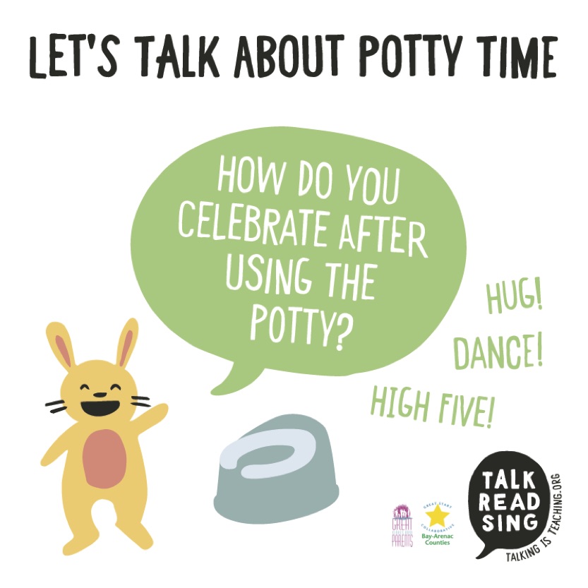 Let's Talk about POTTY TIME! Activities for you and your little one.