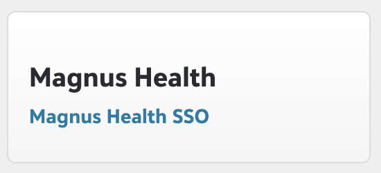 Accessing the Magnus Health App