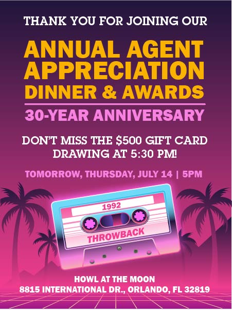 AGENT APPRECIATION DINNER