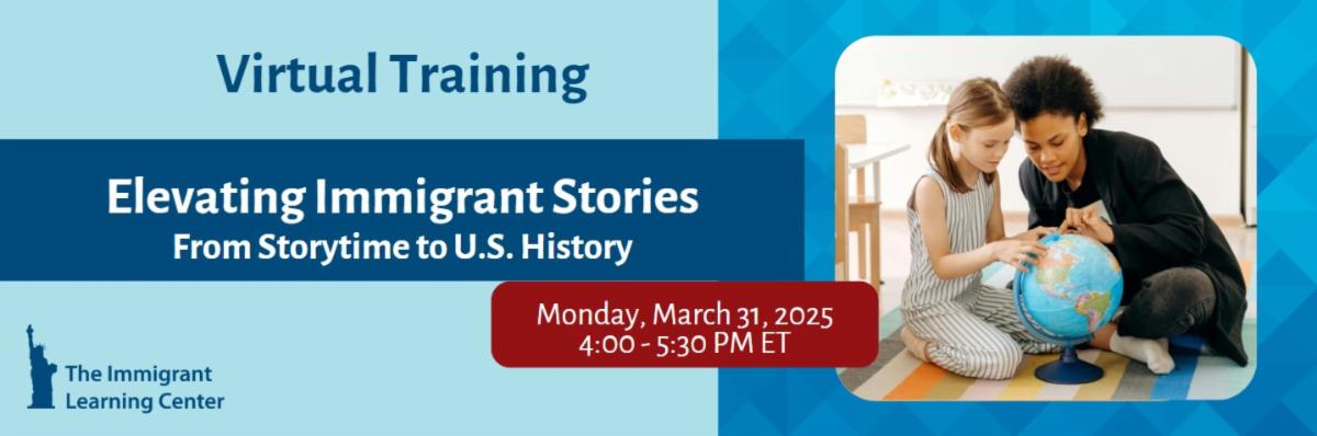 Today! Immigrant Stories Webinar