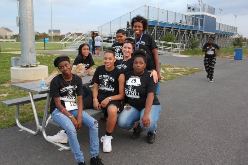 Students at Capital School District's Dover High School celebrate the ...